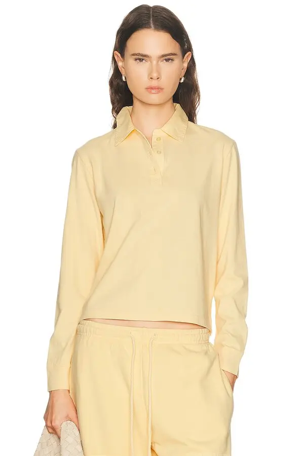 LESET Margo Long Sleeve Polo
