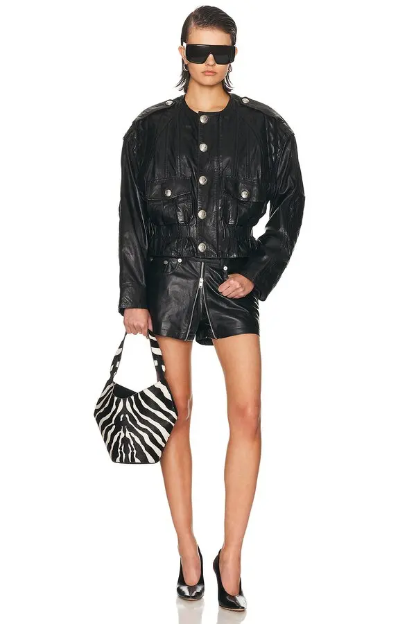 R13 Oversized Crewneck Jacket