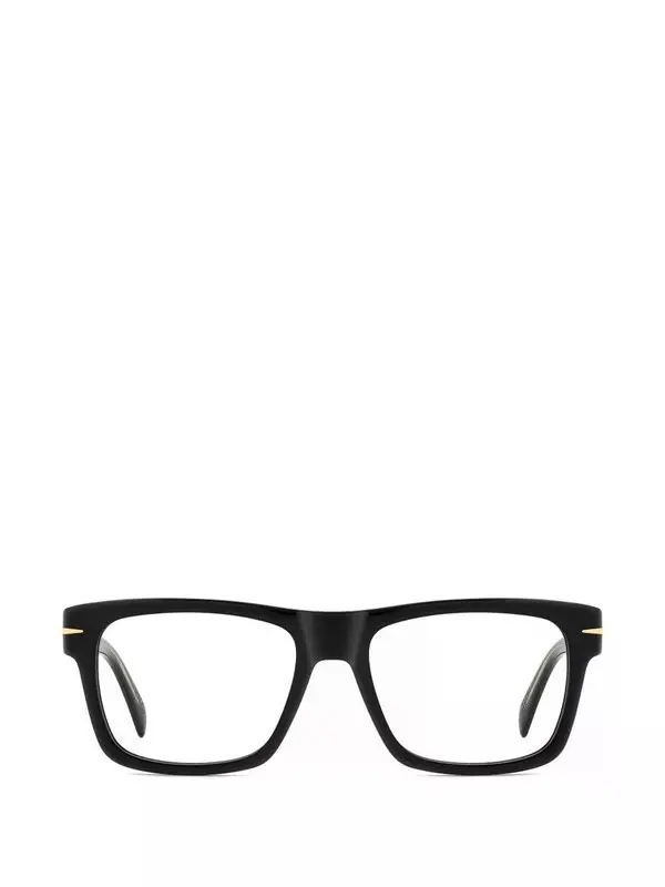 DB EYEWEAR BY DAVID BECKHAM Square Frame Glasses - Black