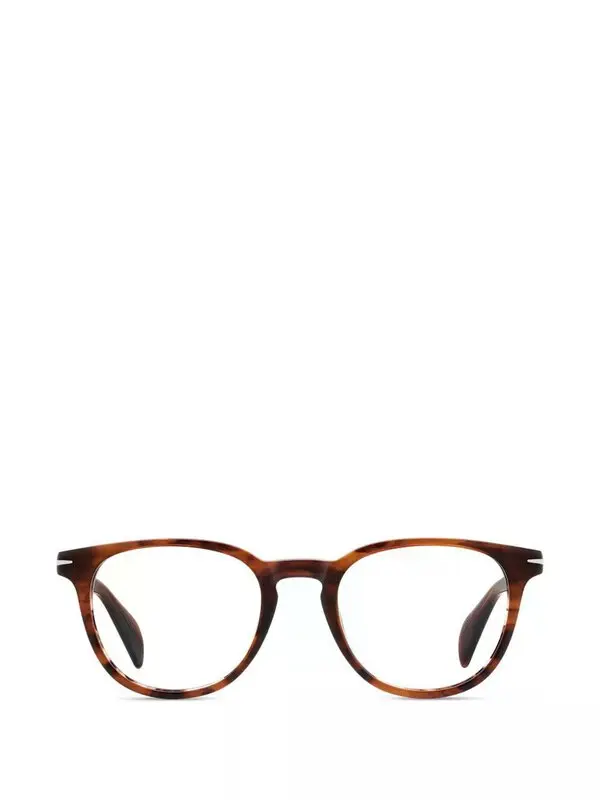 DB EYEWEAR BY DAVID BECKHAM Round-frame Eyeglasses - Brown