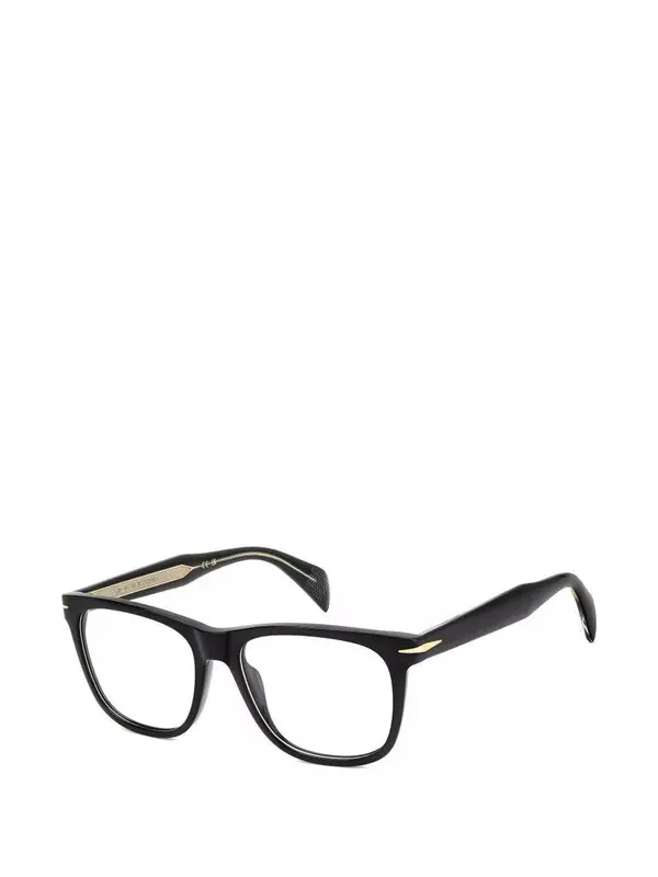 DB EYEWEAR BY DAVID BECKHAM Square Browline Eyeglasses