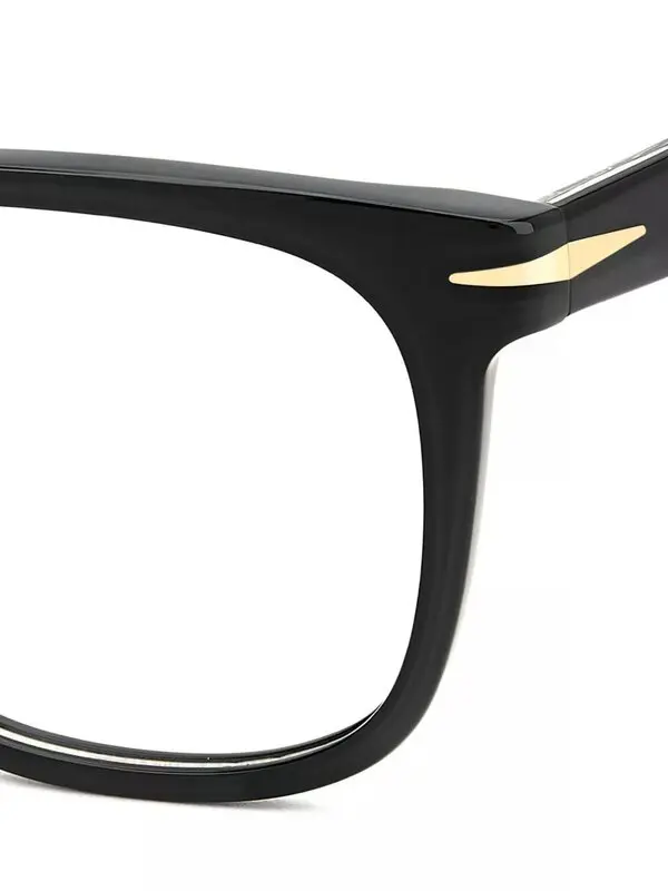 DB EYEWEAR BY DAVID BECKHAM Square Browline Eyeglasses