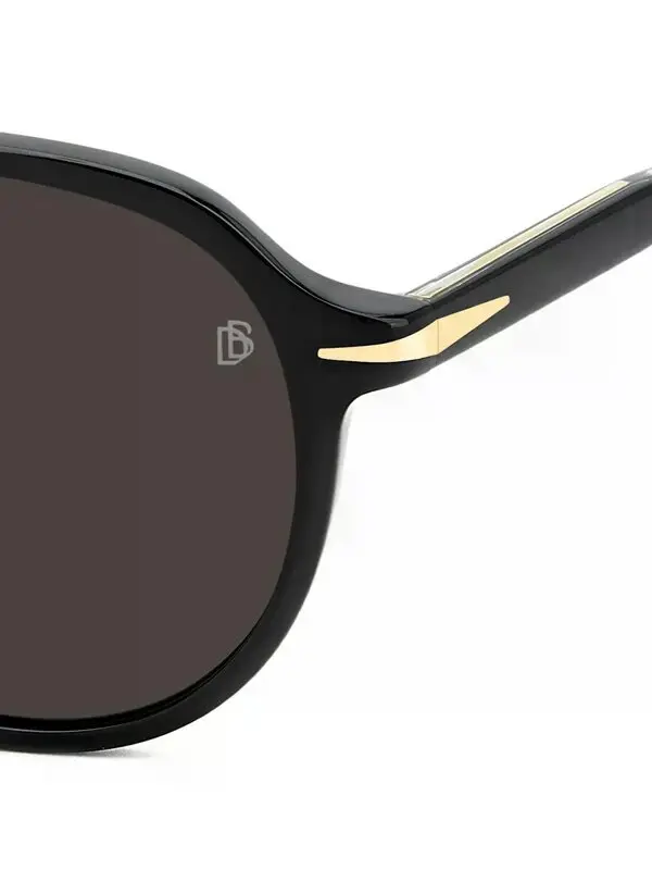 DB EYEWEAR BY DAVID BECKHAM Pilot-frame Sunglasses - Black