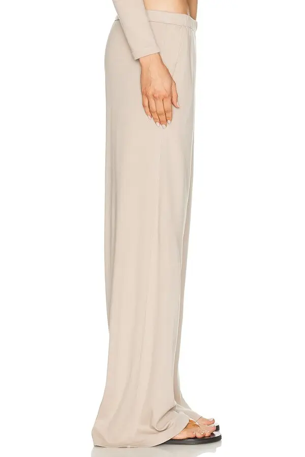 Enza Costa Supima Cotton Everywhere Pant - Stone