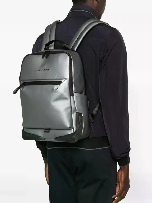 PIQUADRO Corner 2.0 Backpack - Silver