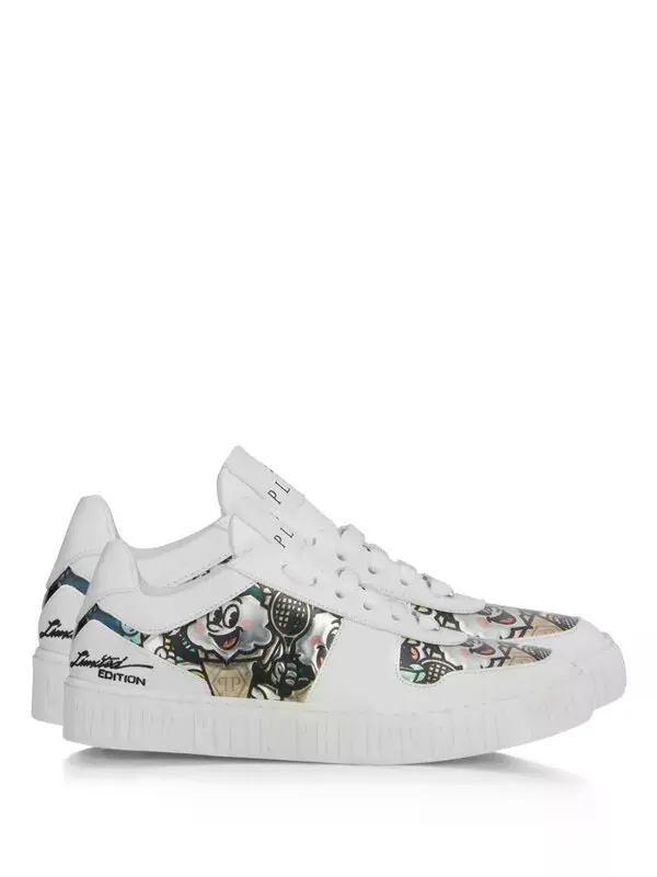 Philipp Plein 3d Appliqué Low-top Sneakers