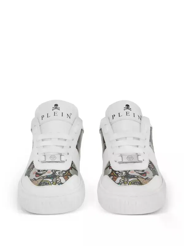 Philipp Plein 3d Appliqué Low-top Sneakers