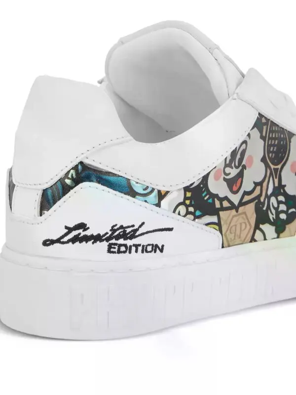 Philipp Plein 3d Appliqué Low-top Sneakers