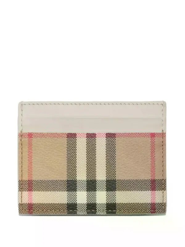 Burberry Check Card Case