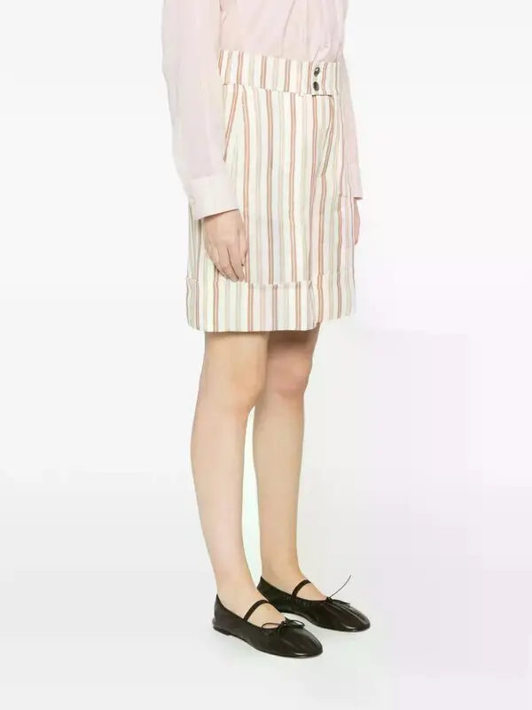 BERWICH Striped Tailored Shorts