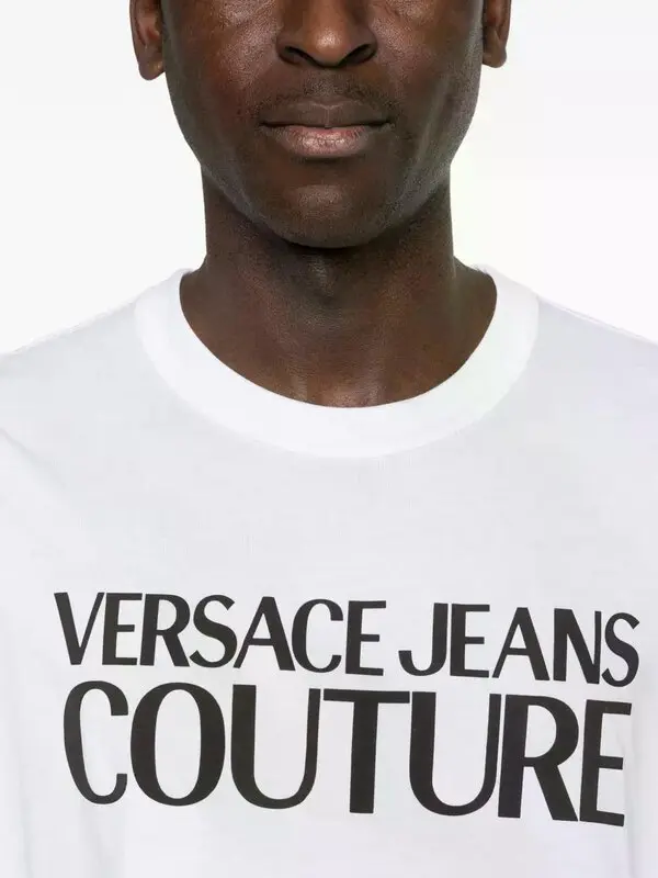 Versace Logo-detail T-shirt - White