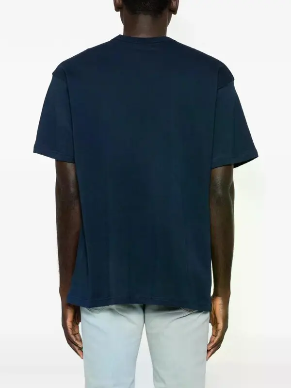 Versace Logo-detail T-shirt - Blue