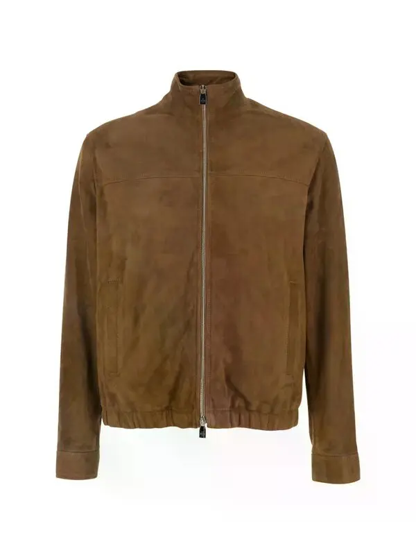 Jacob Cohen Zip-up Suede Jacket