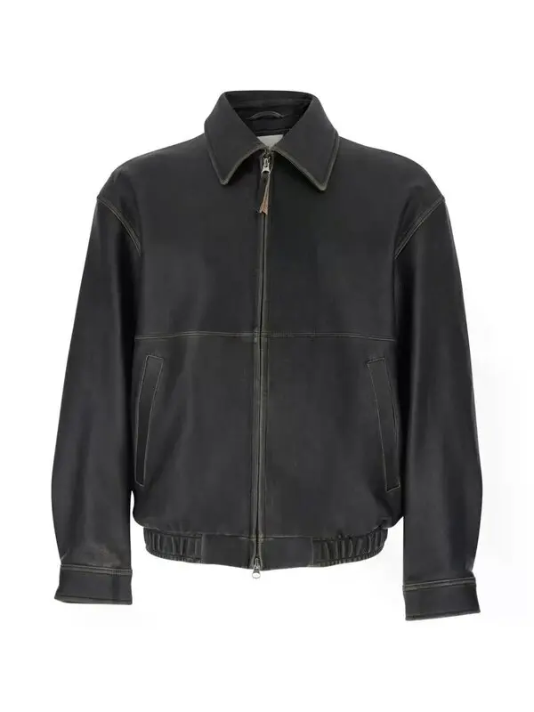 DUNST Zip-up Leather Jacket