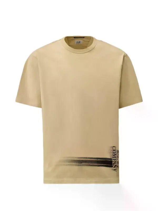 C.P. COMPANY 24/1 Jersey Short Sleeve Bottom Logo T-shirt