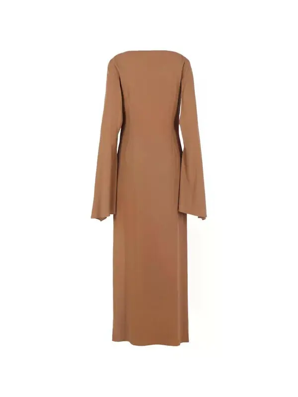 Federica Tosi Cowl-neck Long-sleeve Dress