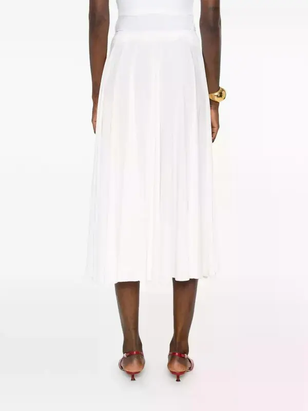 Norma Kamali Draped Midi Skirt