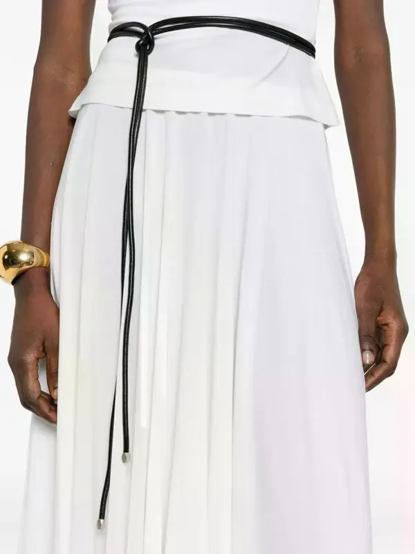 Norma Kamali Draped Midi Skirt