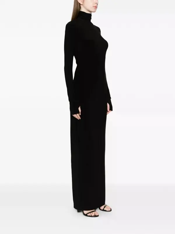 Norma Kamali Long-sleeve Maxi Dress