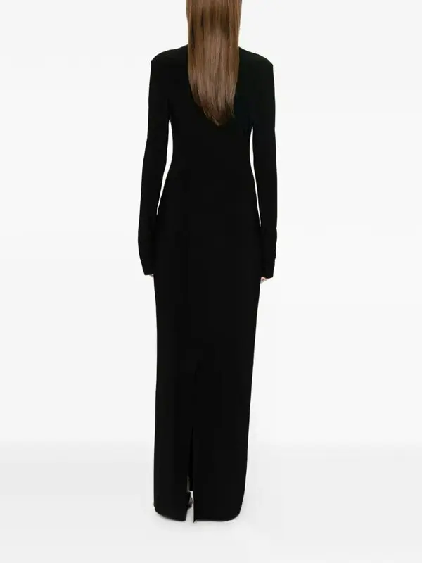 Norma Kamali Long-sleeve Maxi Dress