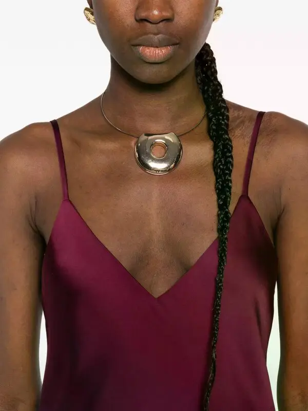 Norma Kamali V-neck Slip Midi Dress
