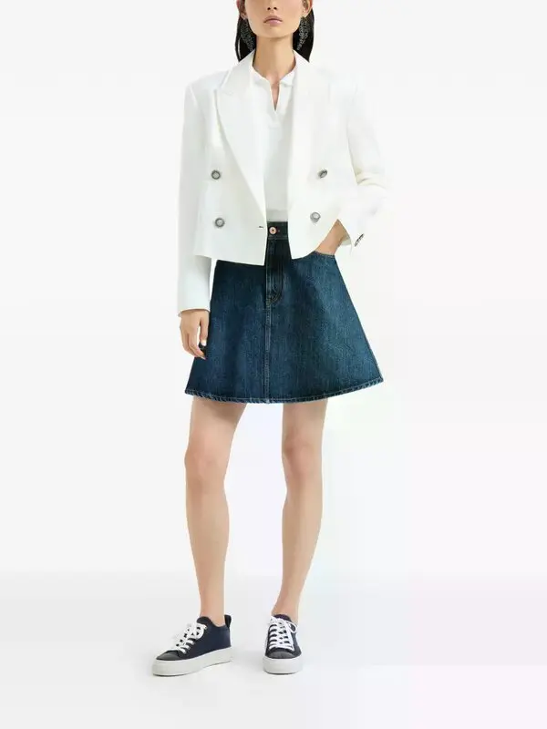 Brunello Cucinelli Denim Mini Skirt - Blue