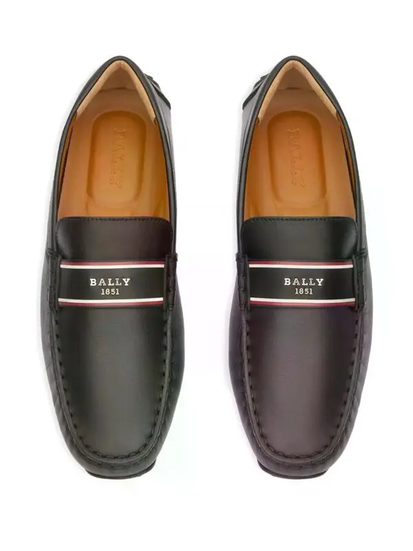Bally Pilot Driver Leather Loafers