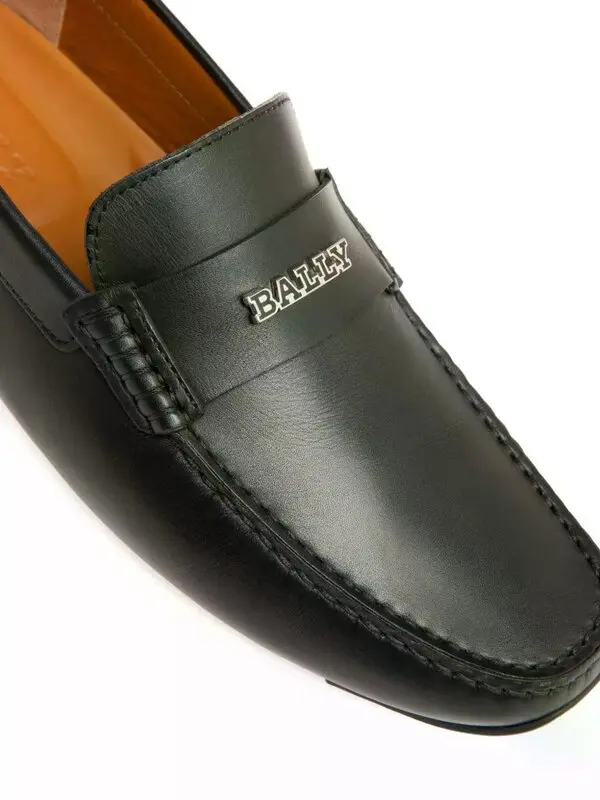 Bally Pilot Driver Leather Loafers
