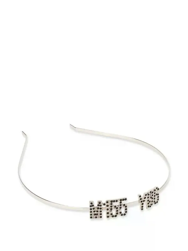 Red Valentino Embellished Hair Band - Silver