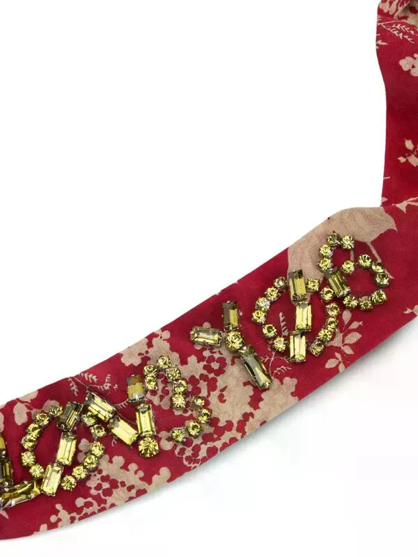 Red Valentino Floral Embellished Collar