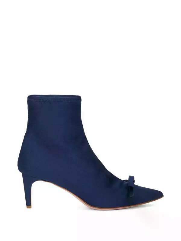 Red Valentino Bow Boots - Blue