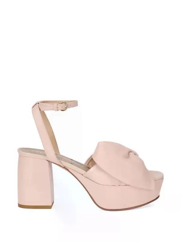 Red Valentino Bow Platform Sandals - Pink