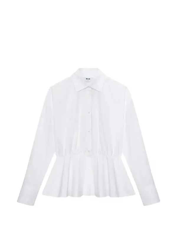 MSGM Peplum Shirt
