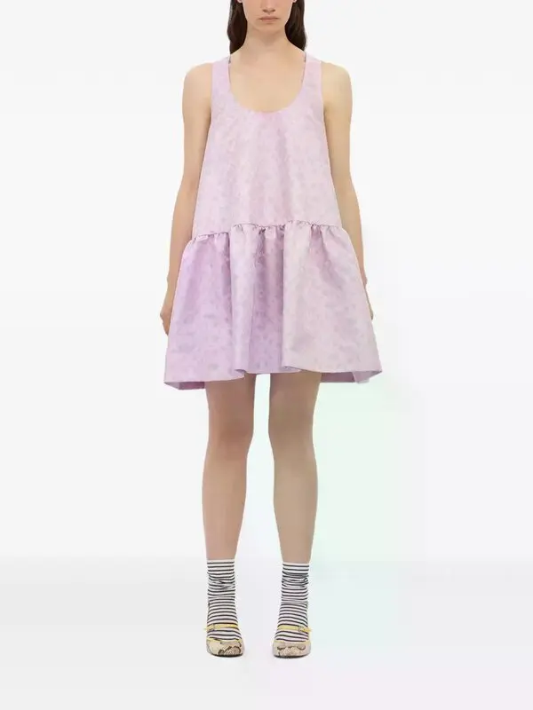 MSGM Scoop-neck Mini Dress