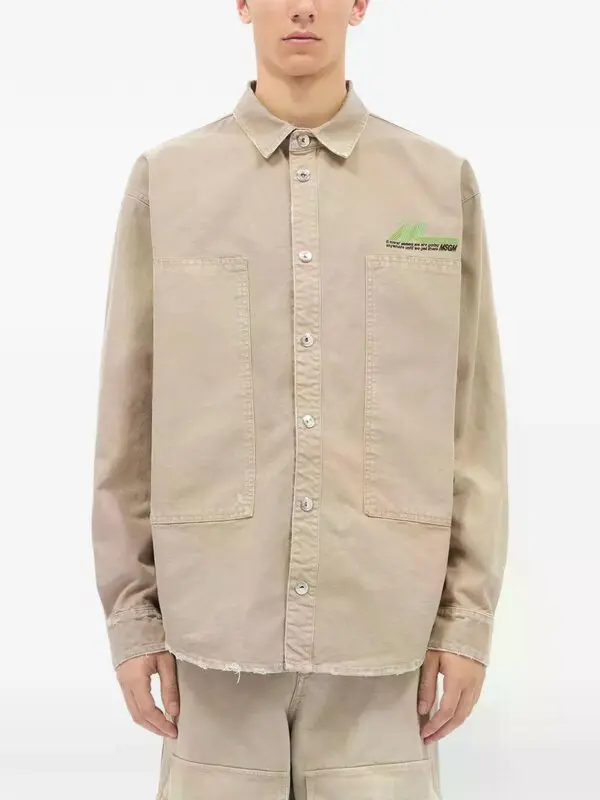 MSGM Buttoned Pocket Shirt