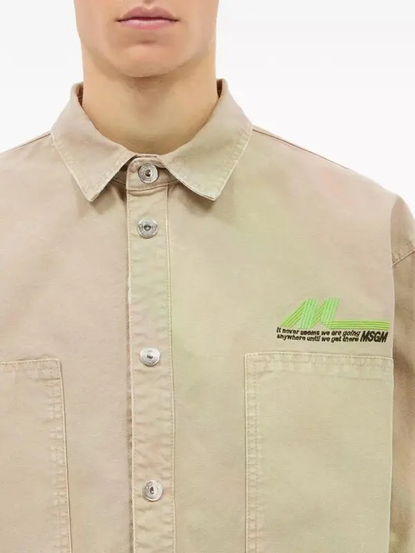 MSGM Buttoned Pocket Shirt