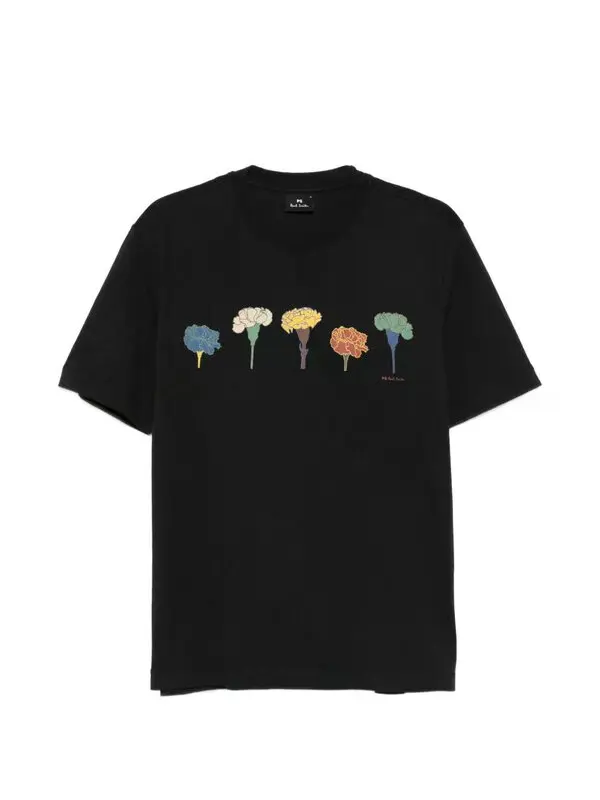 Paul Smith Carnation Short-sleeve T-shirt - Black