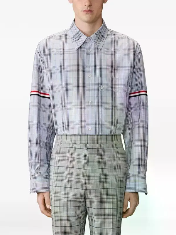 Thom Browne Plaid-patterned Shirt