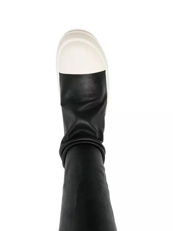 Rick Owens High Stocking Sneaks Boots - Black