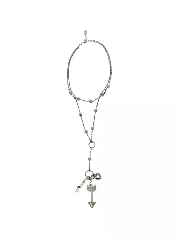 Red Valentino Layered Charm Necklace