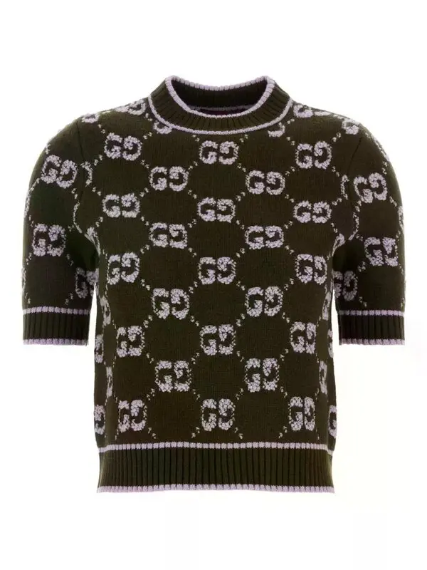 Gucci Gg Logo-pattern T-shirt