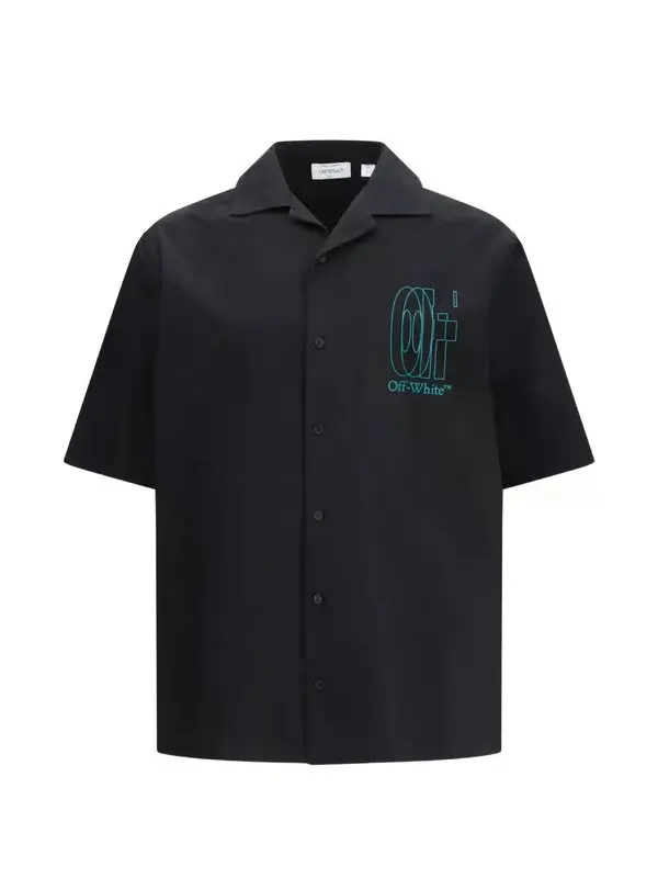 Off-White Logo-print Shirt - Black