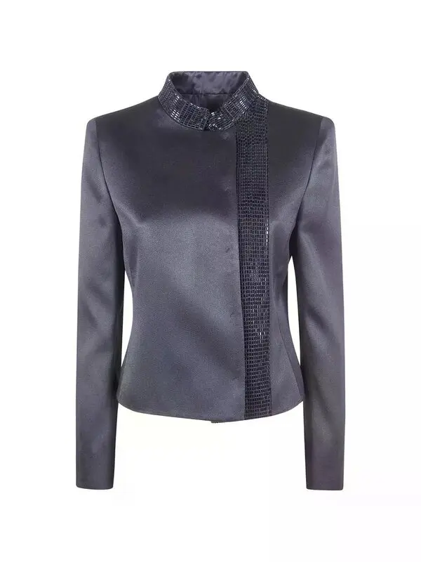 Giorgio Armani Mandarin-collar Jacket