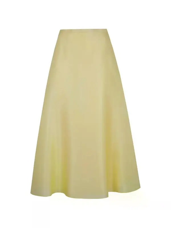 Alberta Ferretti Flared Skirt - Yellow