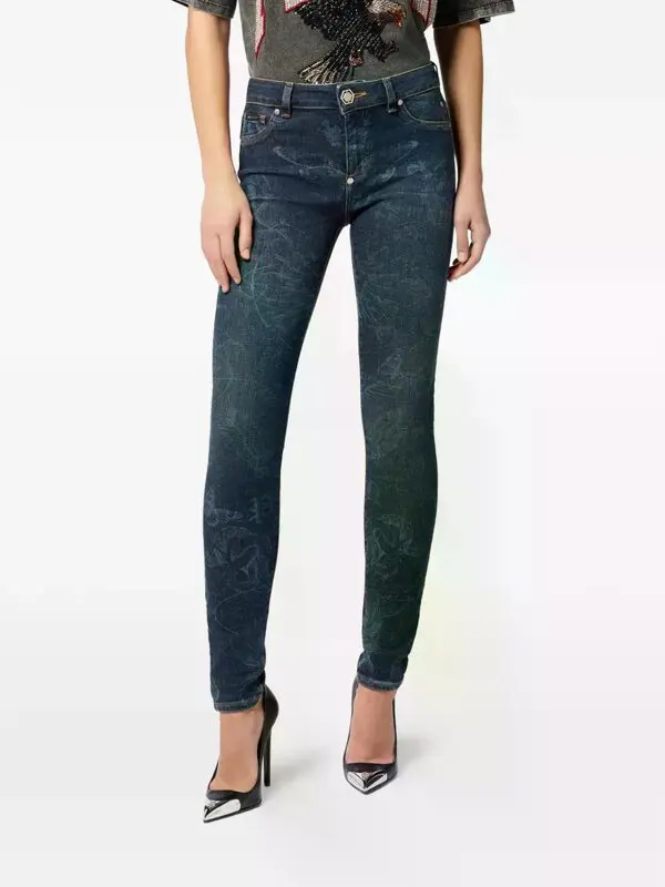 Philipp Plein Printed Jeggings