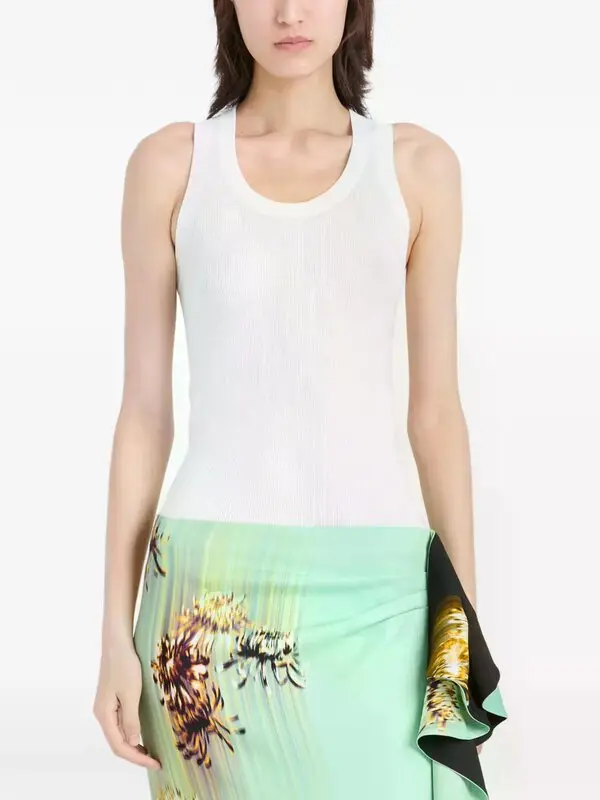 Proenza Schouler Cella Printed Maxi Skirt - Green