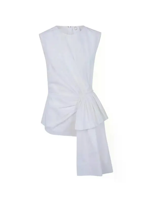 Mantū Sleeveless Tie-detail Top - White
