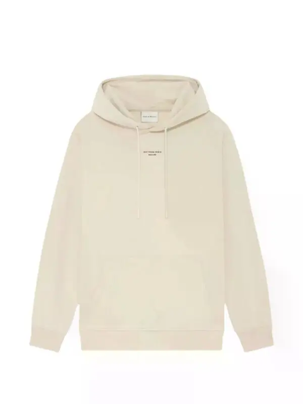 Drole De Monsieur Logo-print Hoodie - Neutrals