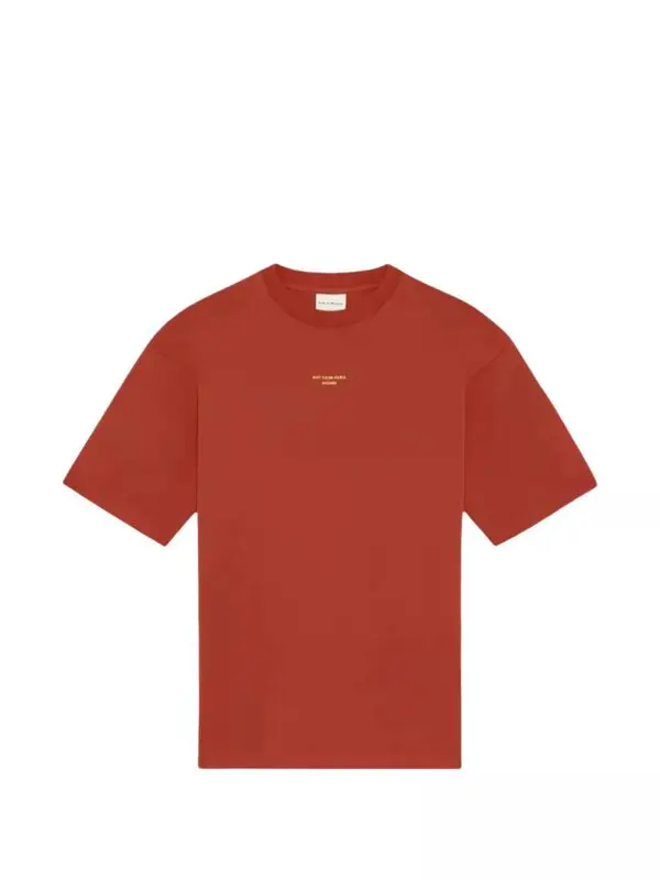 Drole De Monsieur Logo-print T-shirt - Red