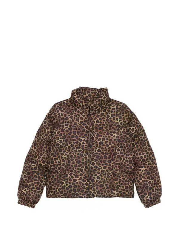 MC2 SAINT BARTH Classic Leo Print Jacket - Neutrals
